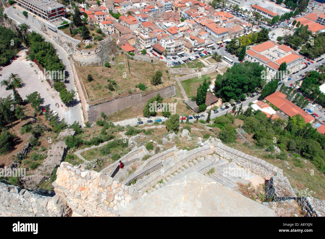 Nafplio view from acronafplia hi-res stock photography and images - Alamy