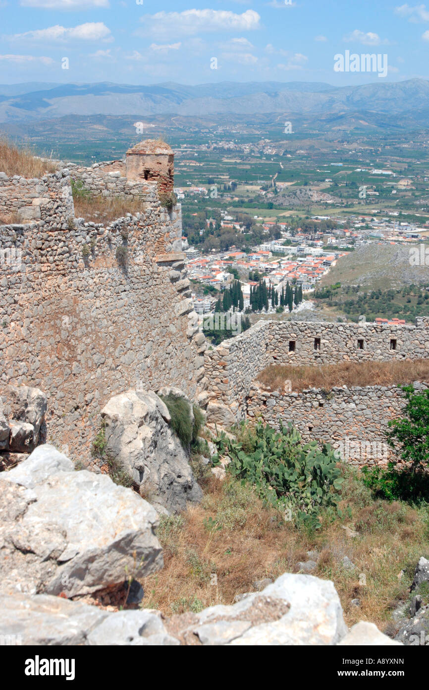Nafplio view from acronafplia hi-res stock photography and images - Alamy