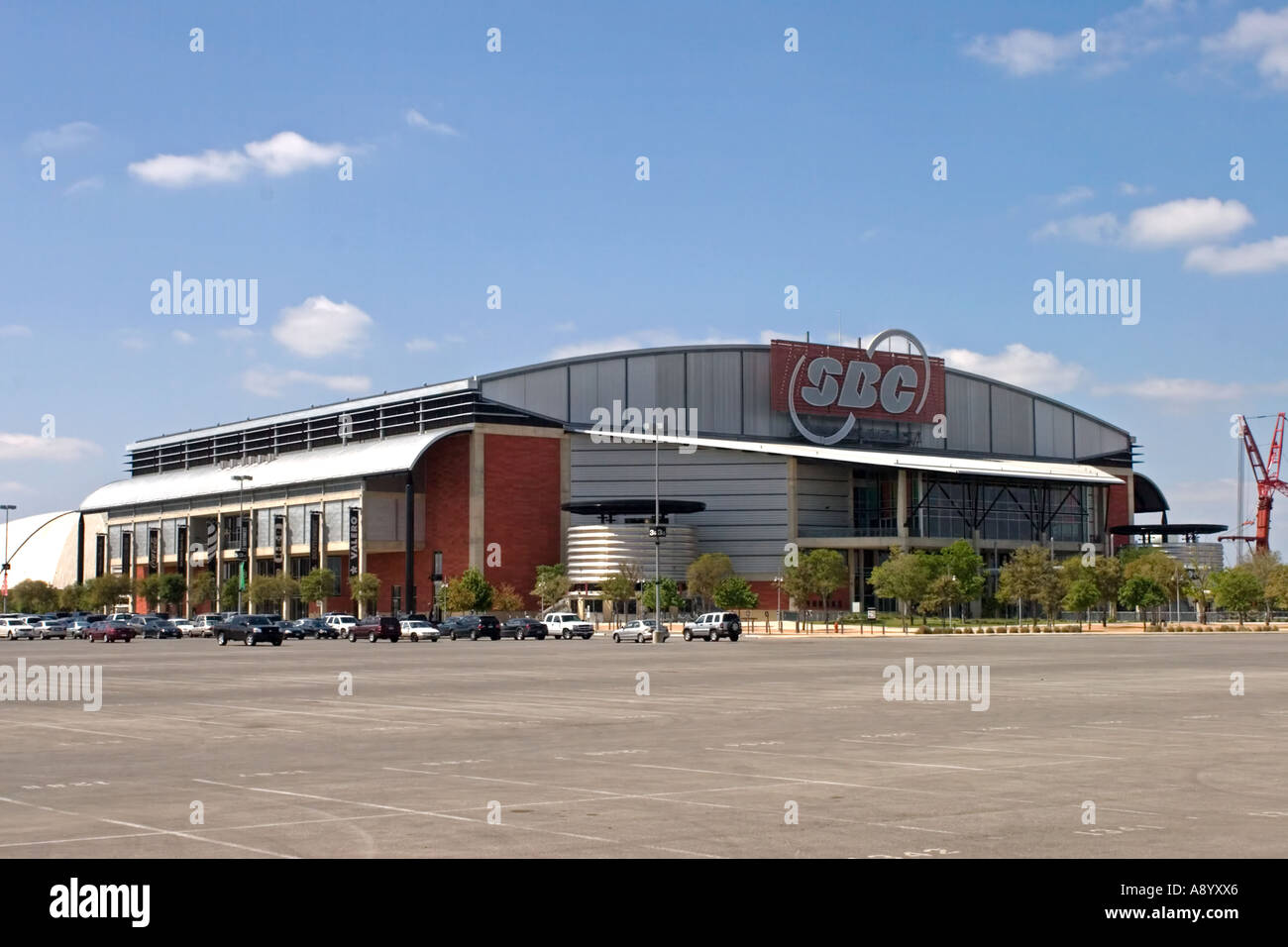 SBC ATT Center basketball Stock Photo - Alamy