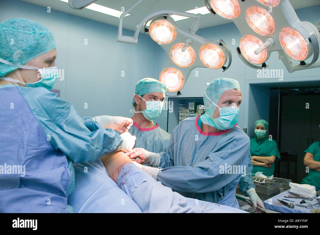 hip operation hip joint endoprosthesis surgery after neck of femur ...