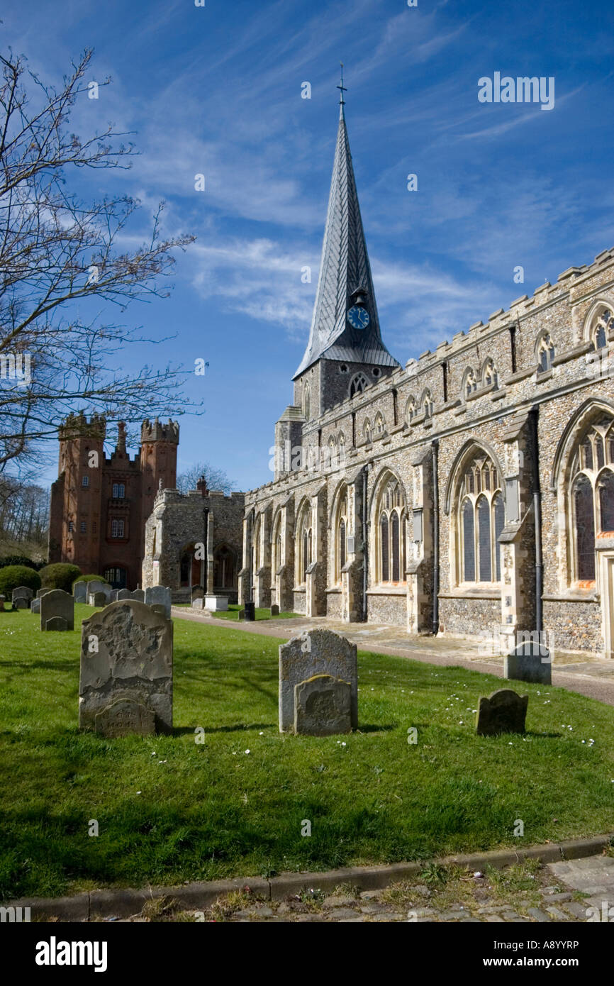14th century St Marys Church Hadleigh Suffolk England Stock Photo - Alamy