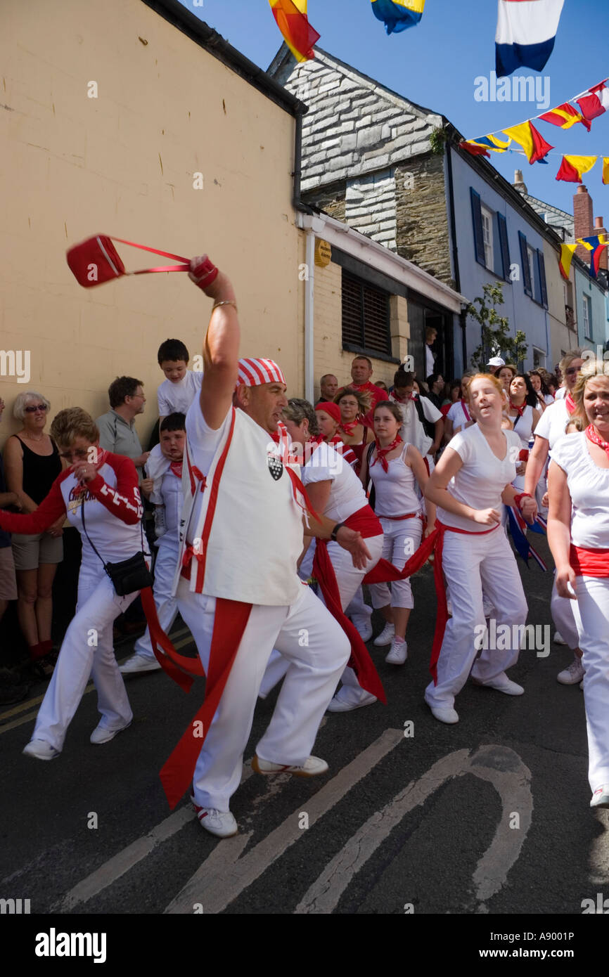 May Day celebrations Padstow Cornwall England Stock Photo - Alamy