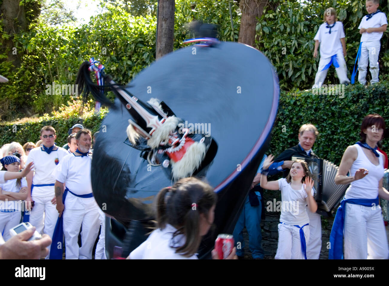 May Day celebrations Padstow Cornwall England Stock Photo - Alamy