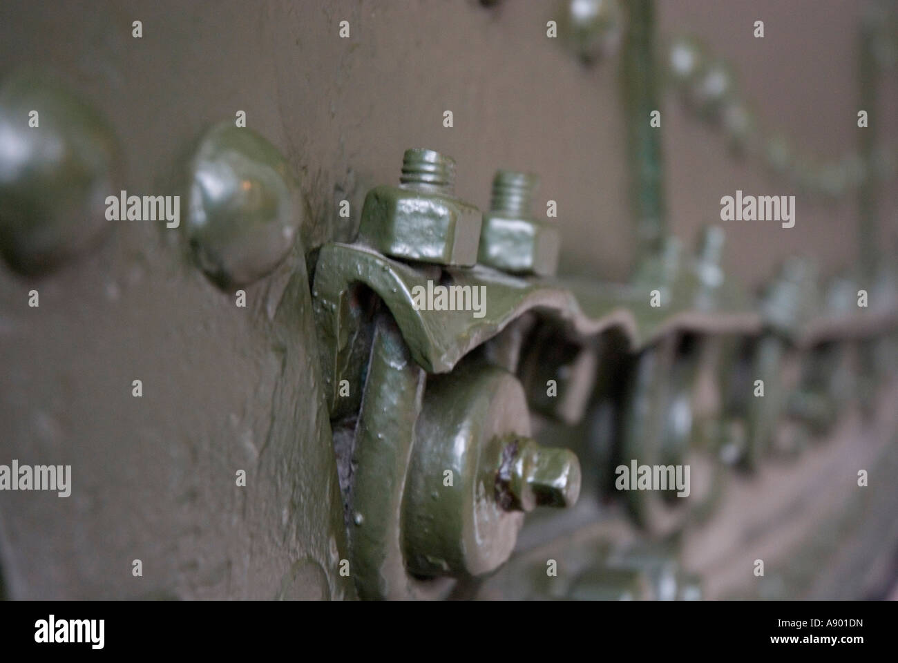 side armour of early world war 1 battle tank Stock Photo - Alamy