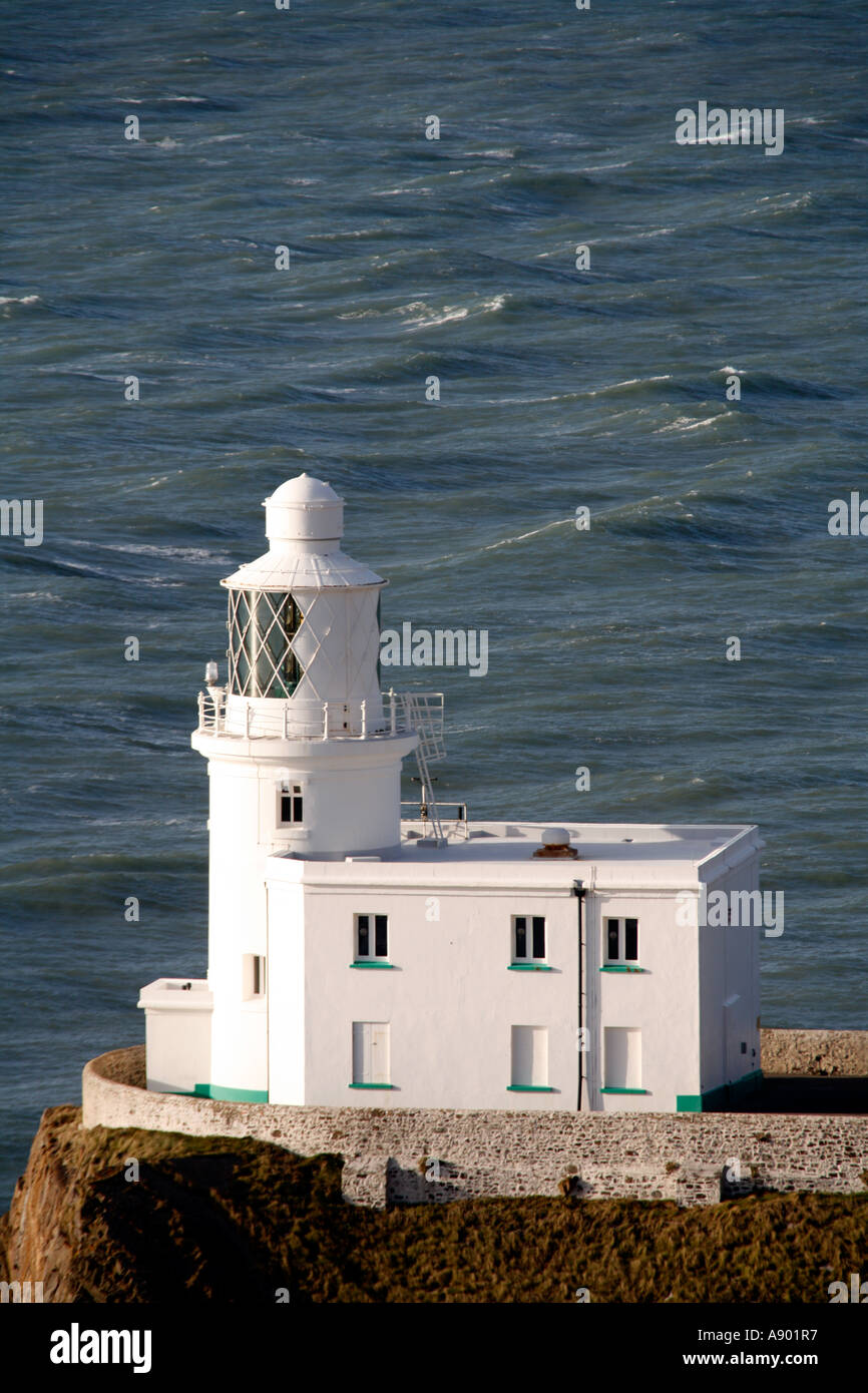 Trinity House Lighthouse Hartland Point, Devon, England Stock Photo - Alamy