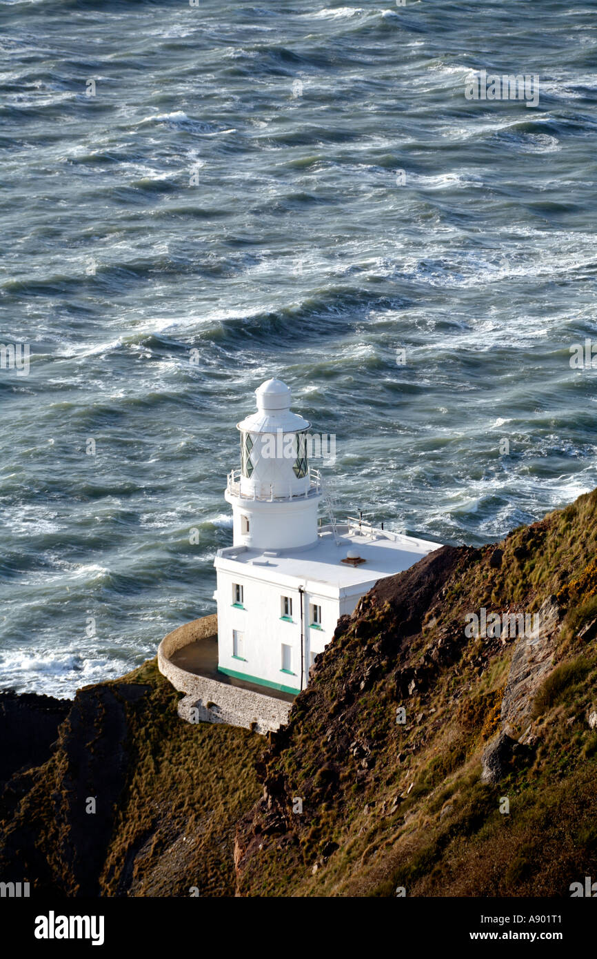 Trinity House Lighthouse Hartland Point, Devon, England Stock Photo - Alamy