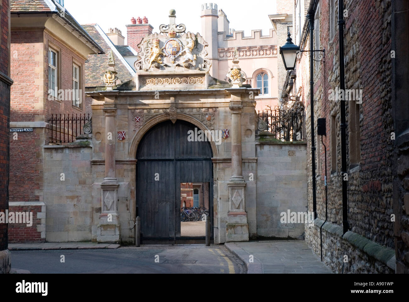 Trinity College Gate Cambridge Stock Photo - Alamy