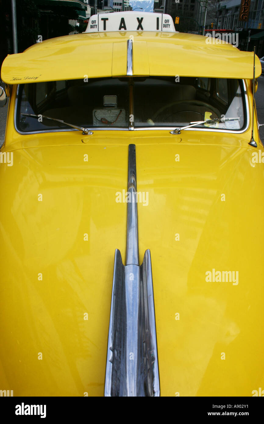 Vancouver yellow cab hi-res stock photography and images - Alamy
