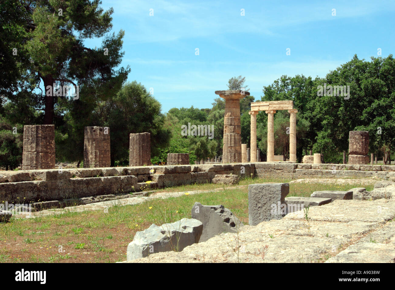 Temple hera heraion sanctuary olympia hi-res stock photography and ...