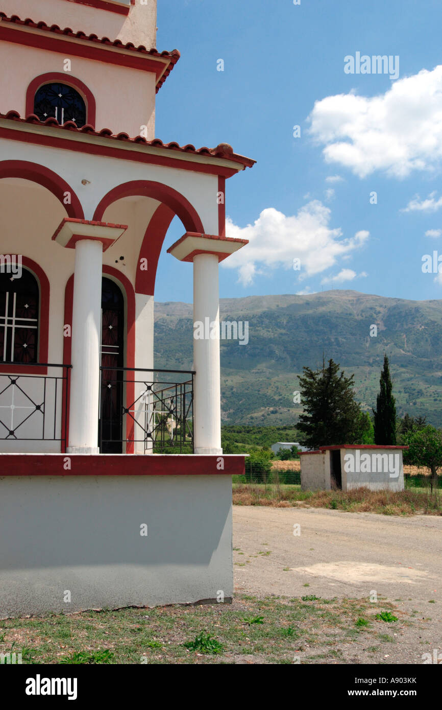 Greek orthodox church in a small town near Olympia Stock Photo - Alamy