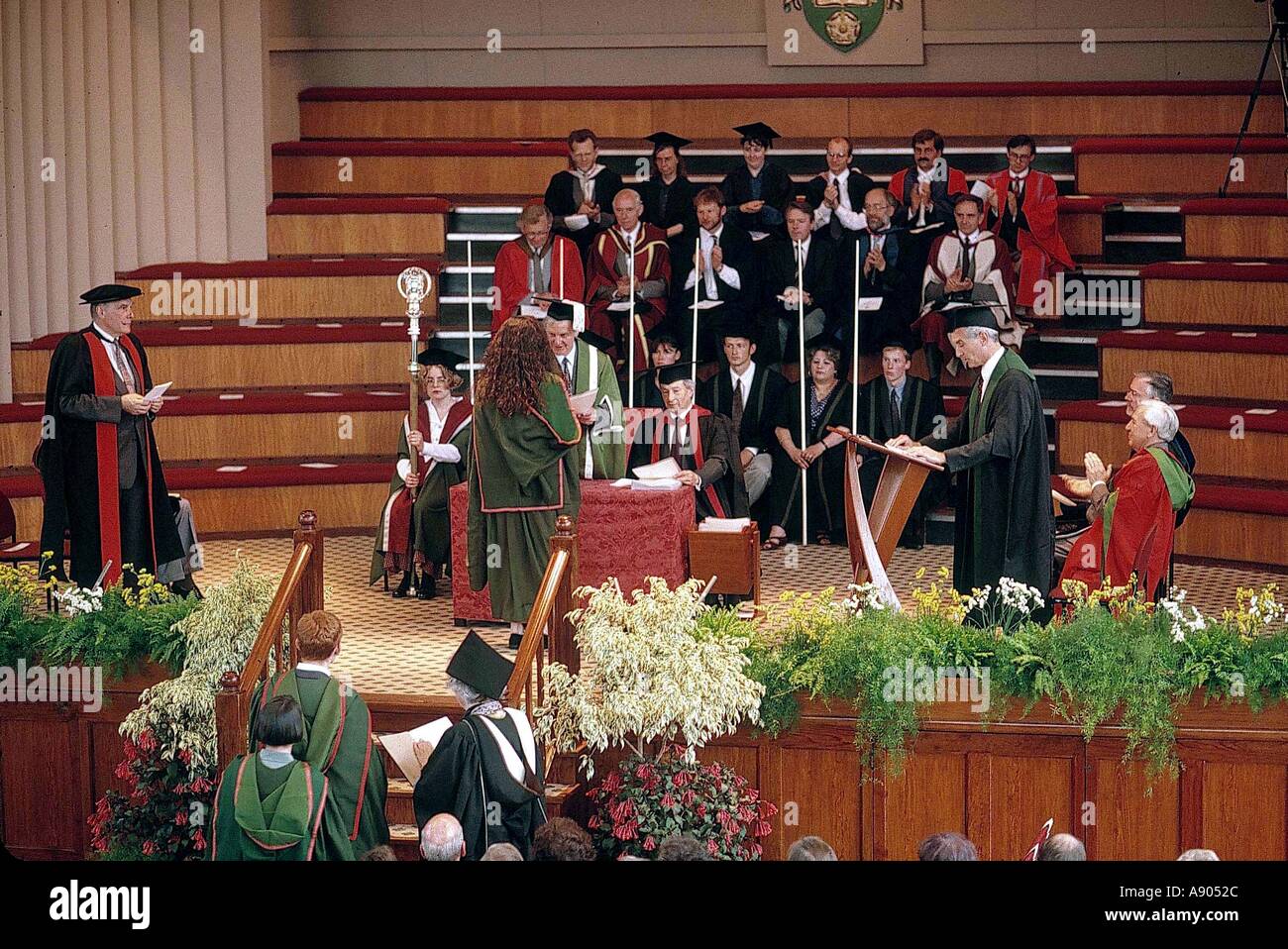 university graduation ceremony in the UK Stock Photo - Alamy