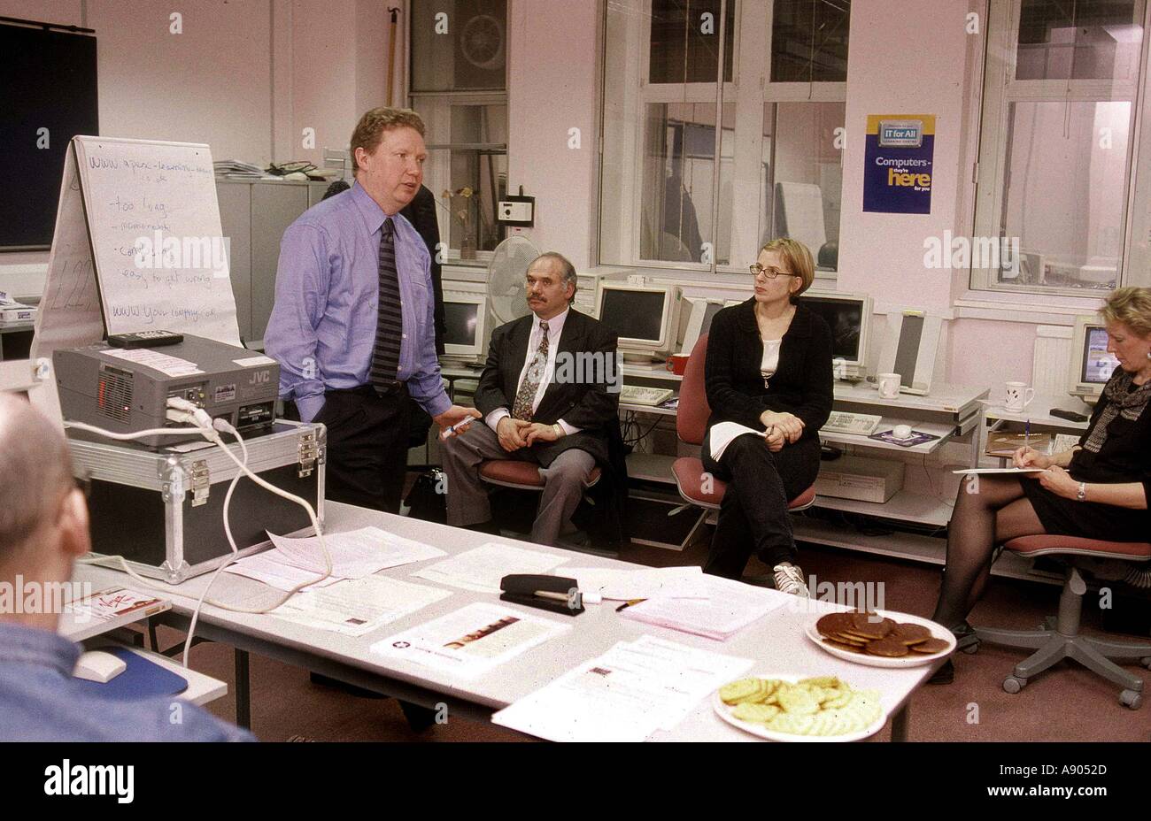 learning computer skills Stock Photo - Alamy