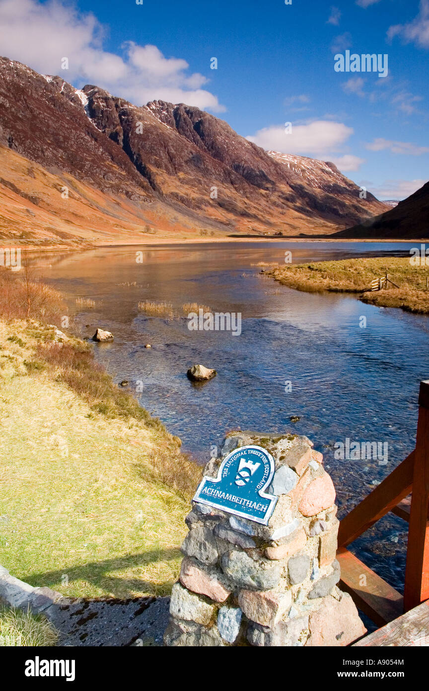 Glen Coe Portrait Bridge Foreground Scotland Mountain Stock Photo - Alamy