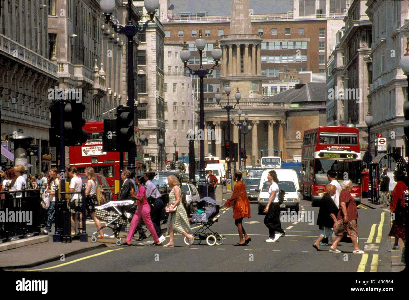 UK London street scene Stock Photo - Alamy