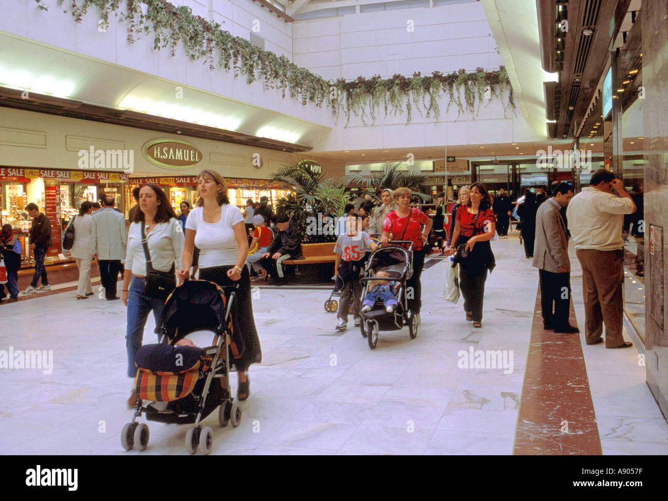 Shopping mall UK Stock Photo - Alamy