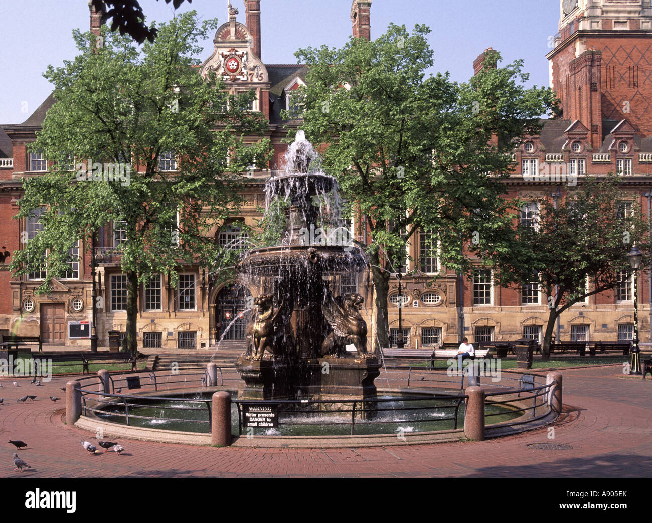 Leicester Town Hall Square 19th century Victorian era historical Town ...