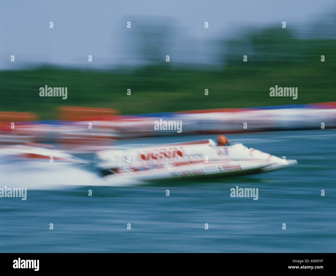 Motor boat race / Motorbootrennen Stock Photo - Alamy