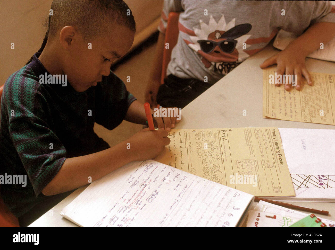Primary school children sitting SATS tests Stock Photo - Alamy