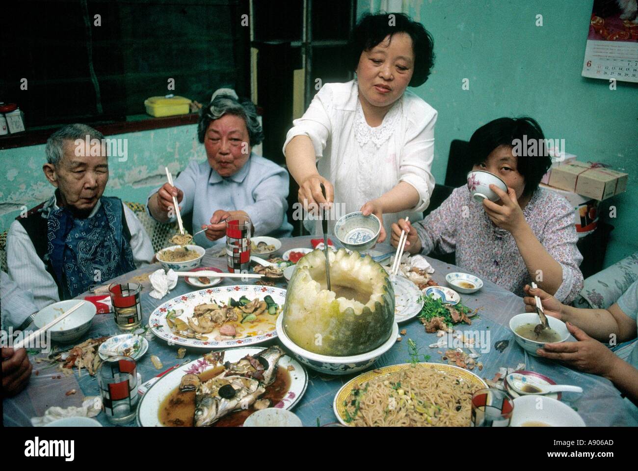 Family meal china hi-res stock photography and images - Alamy