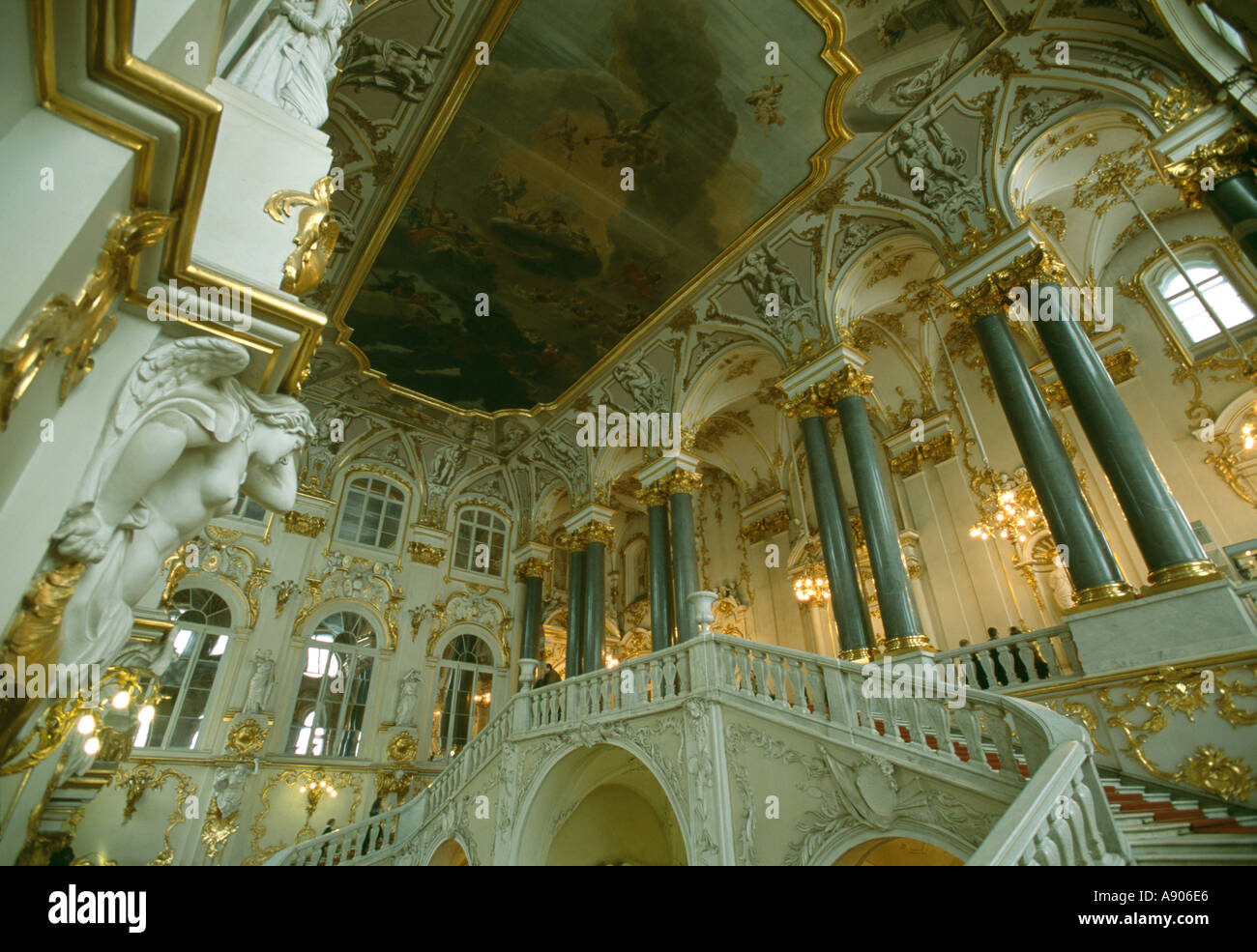 Jordan Staircase, The Hermitage/Winter Palace, Saint Petersburg, Russia ...