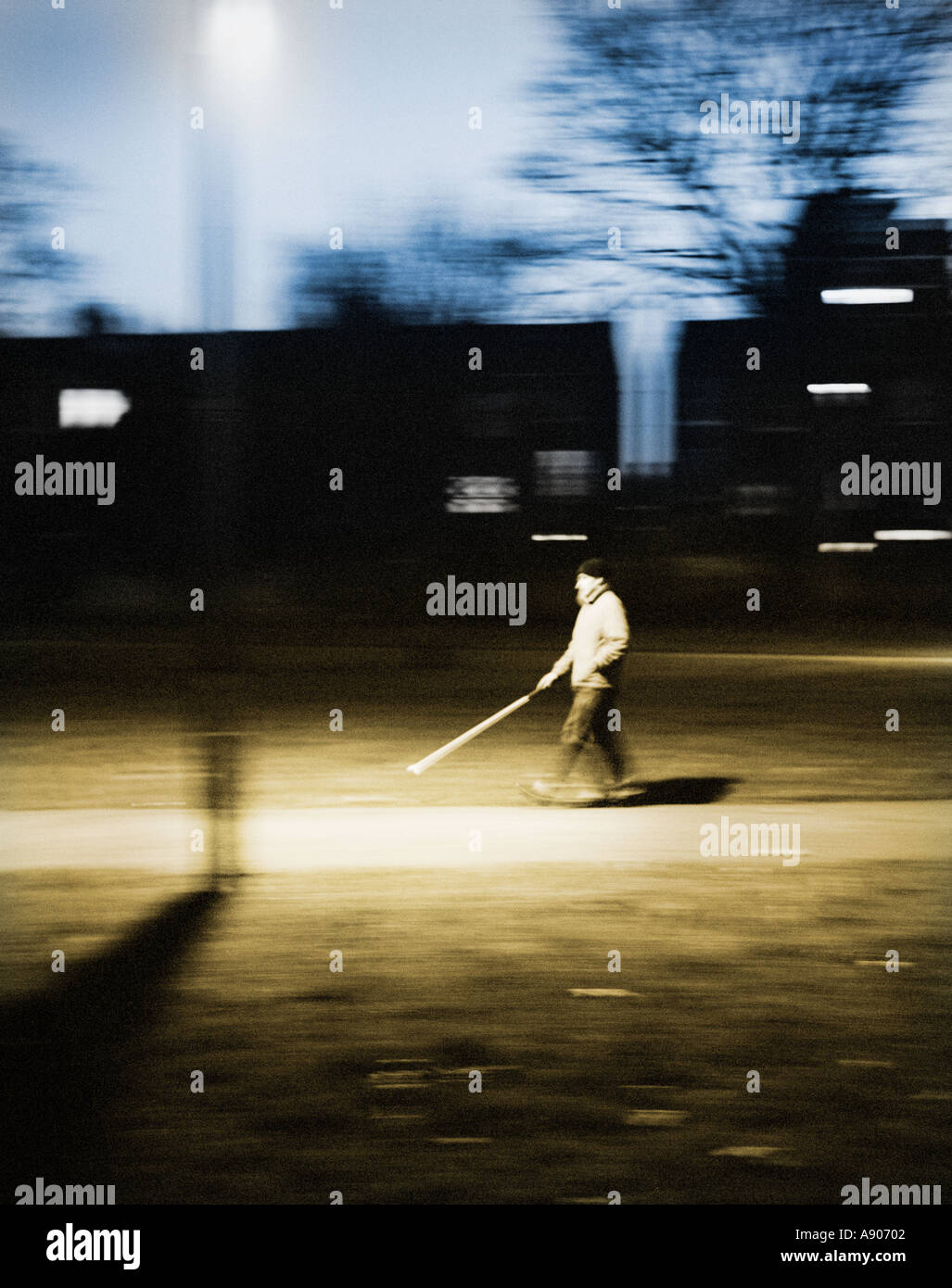 Blind man with a white stick hi-res stock photography and images - Alamy