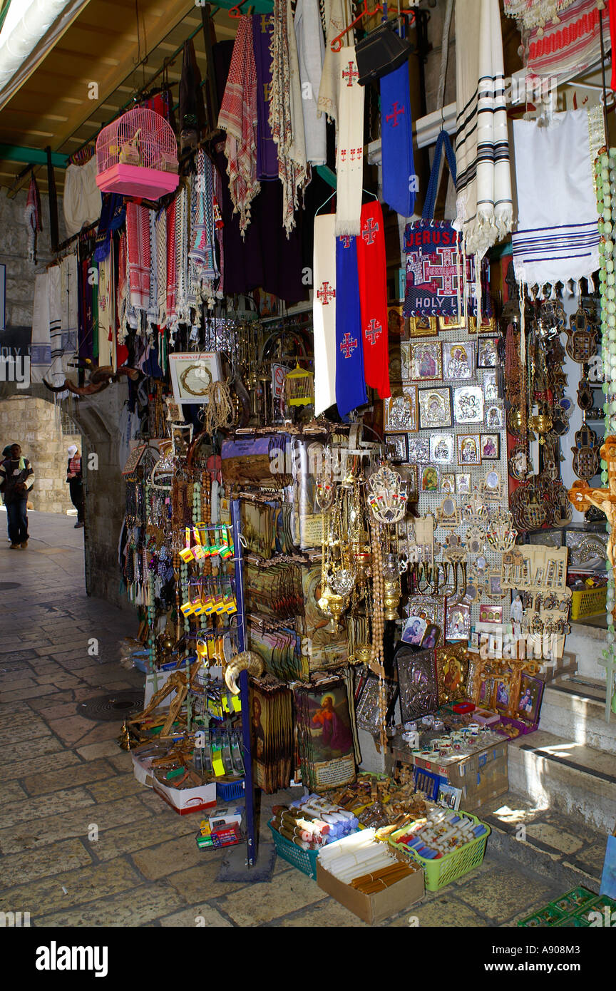 The market in the old city of Jerusalem Stock Photo - Alamy