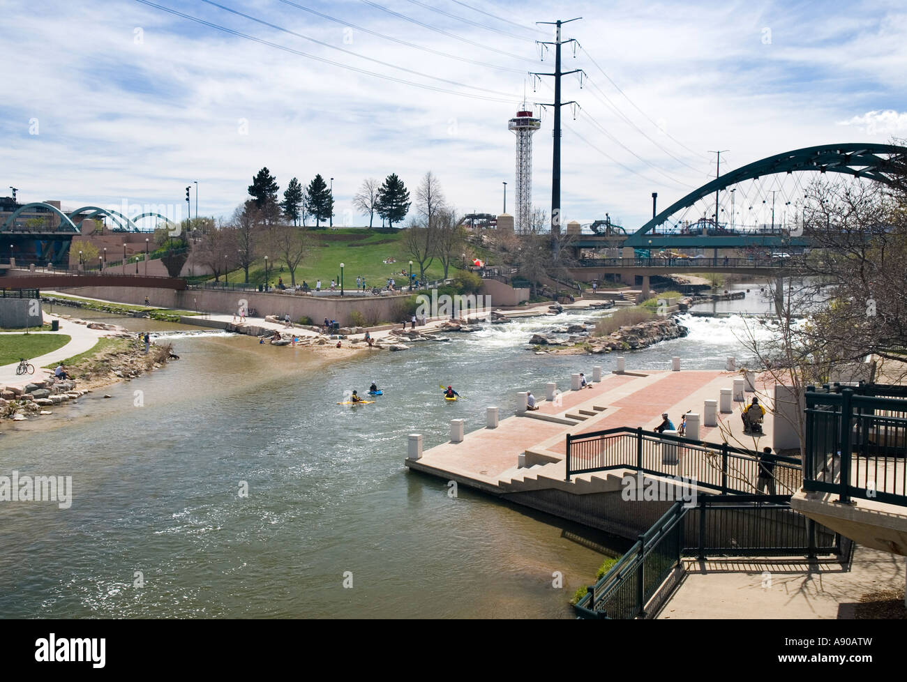 Confluence Park in Denver Colorado USA Stock Photo - Alamy