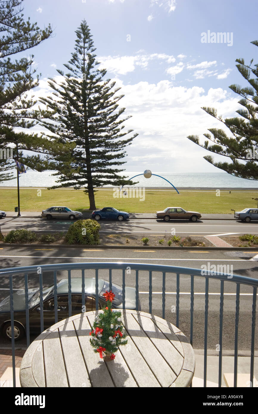New Zealand Napier Shoreline Motel Stock Photo - Alamy