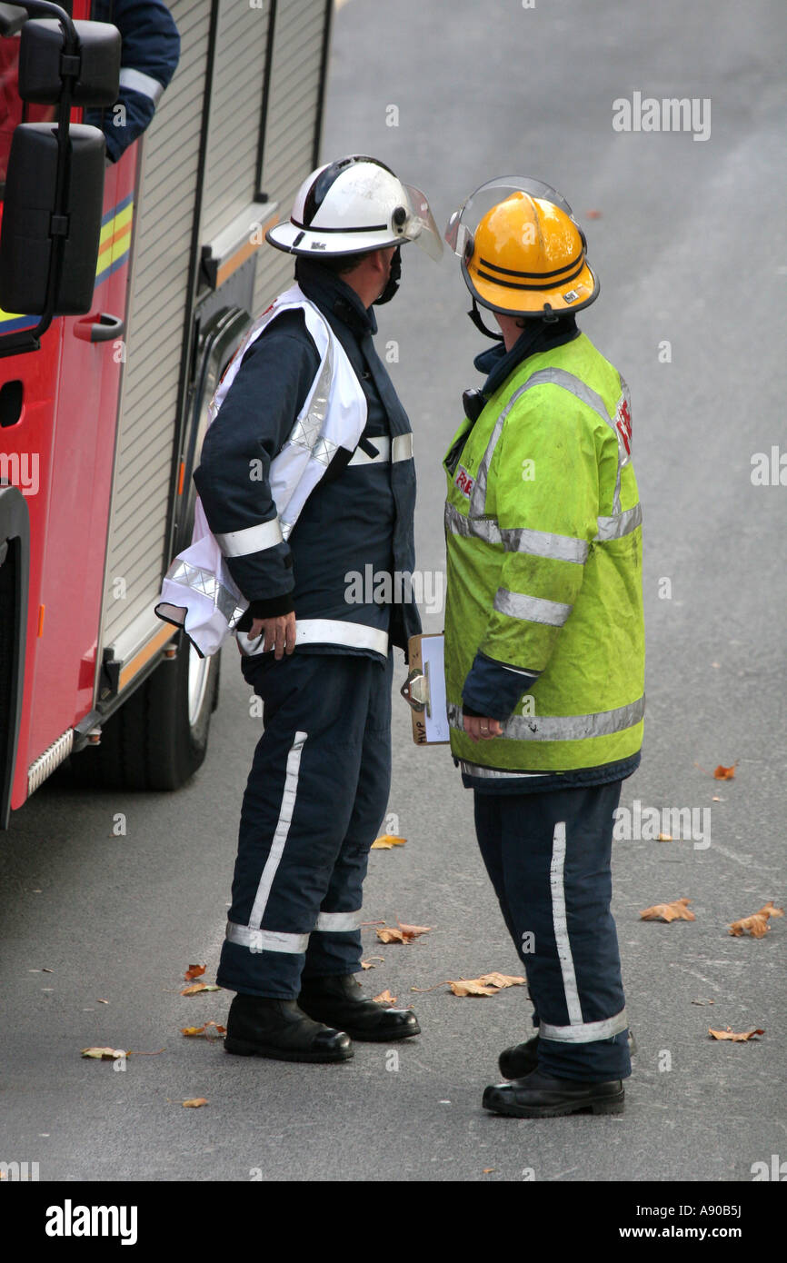 "Fire service exercise Stock Photo - Alamy