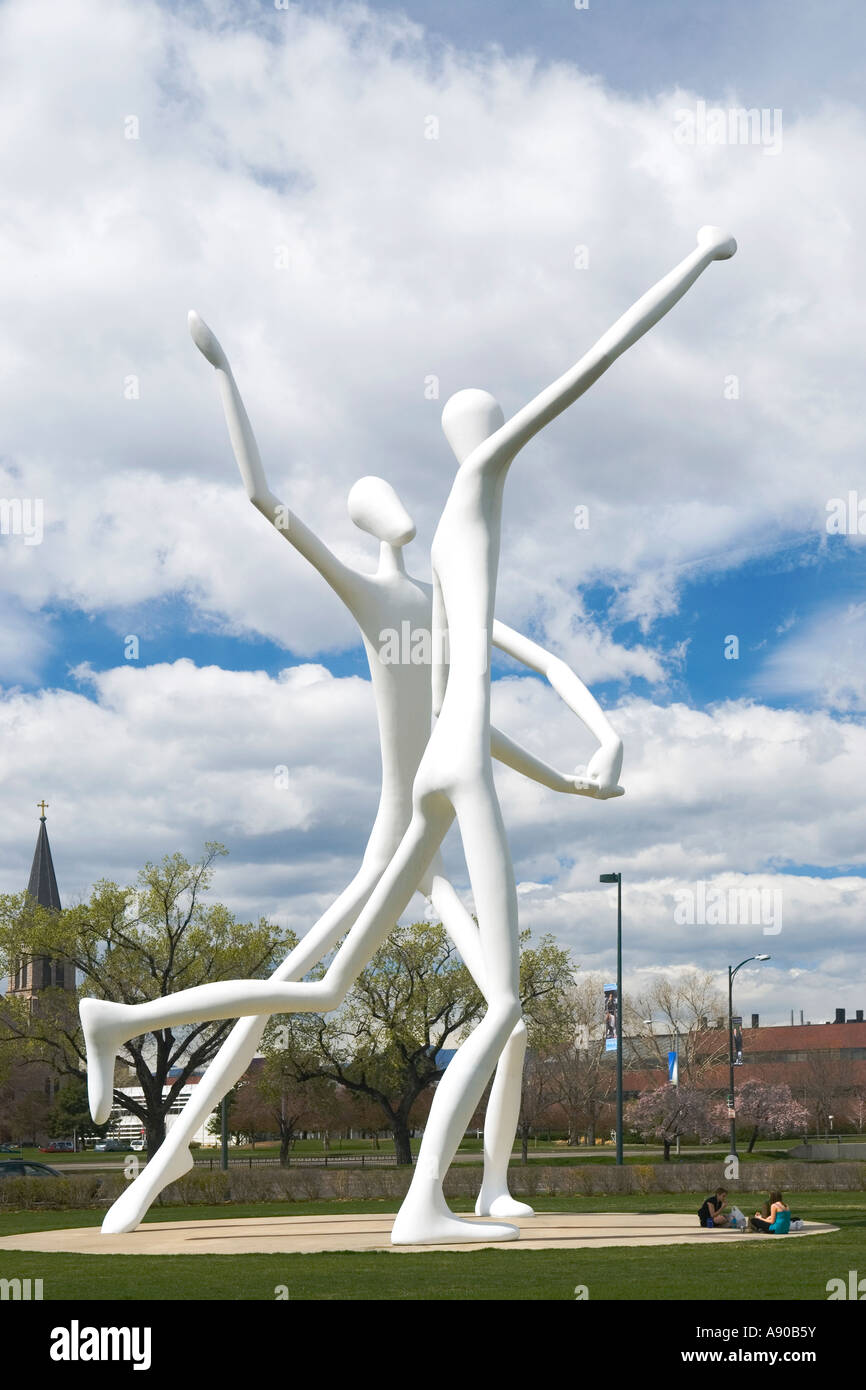 The dancers statue at the Denver Performing Arts Center in Colorado ...