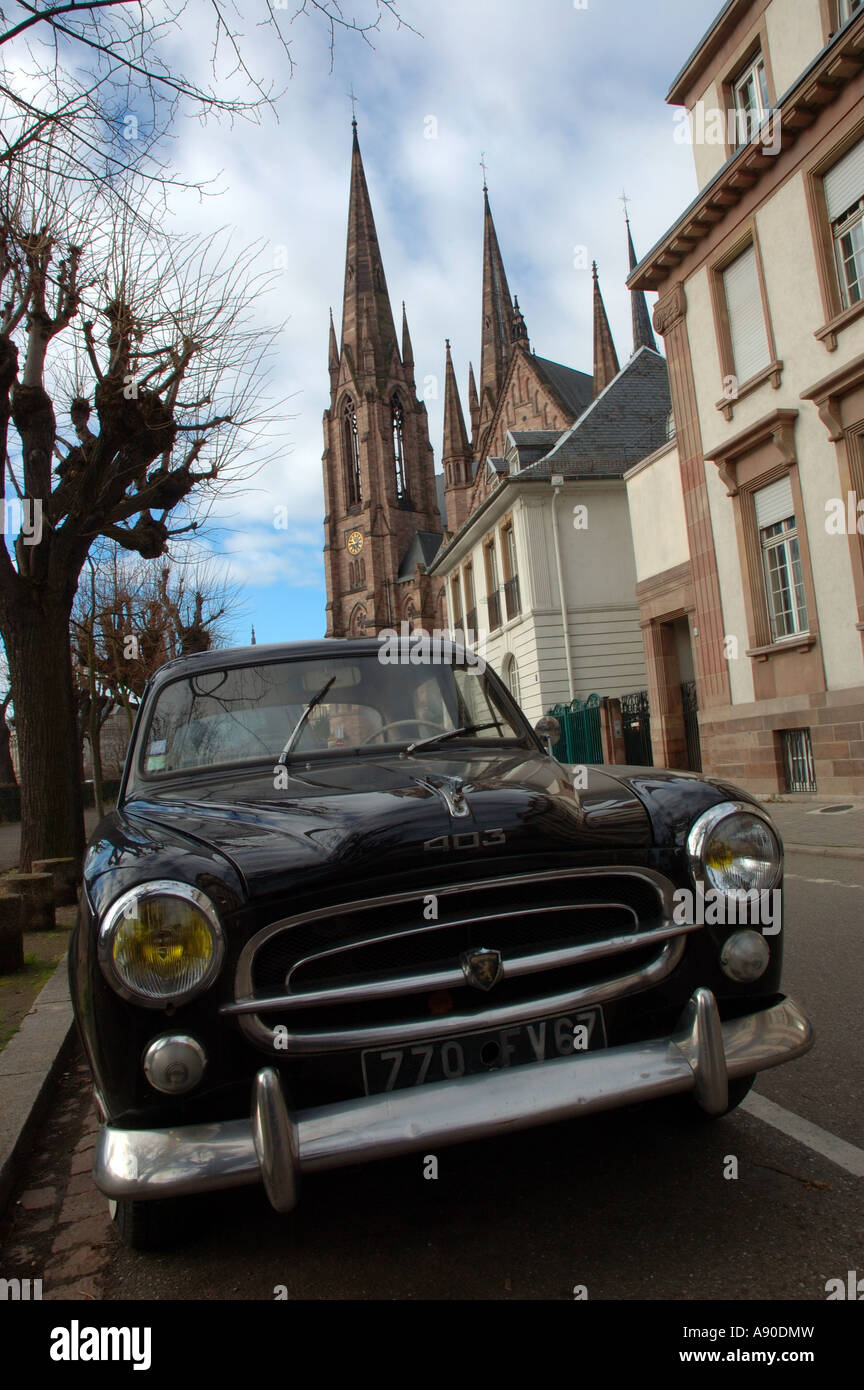 french classic car Stock Photo - Alamy