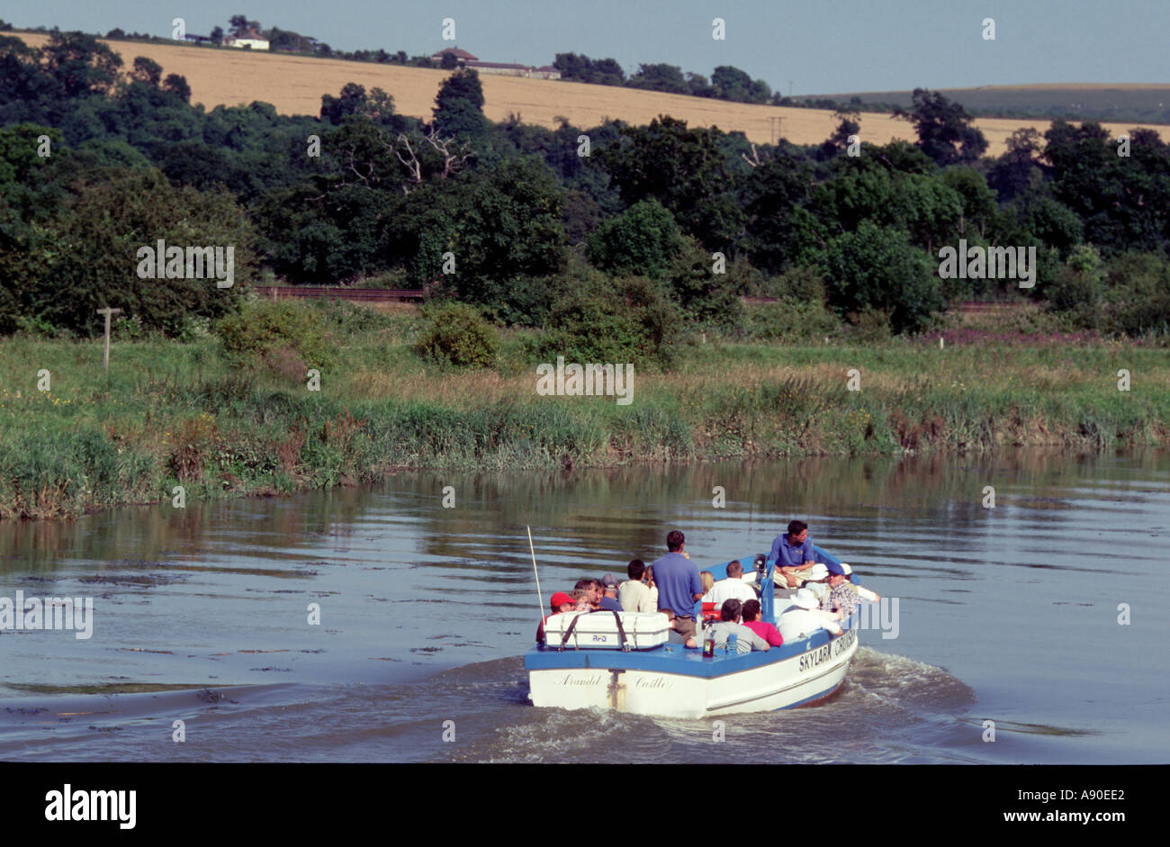 RIVER CRUISE RIVER ARUN UK Stock Photo - Alamy