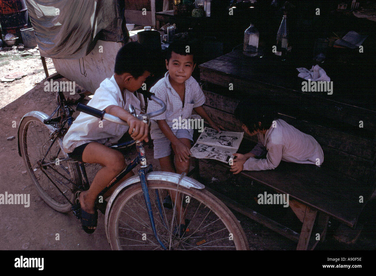 Children near Saigon South Viet Nam 1971 Stock Photo - Alamy