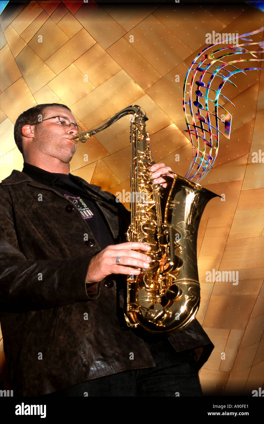 Sax Player High Resolution Stock Photography and Images - Alamy