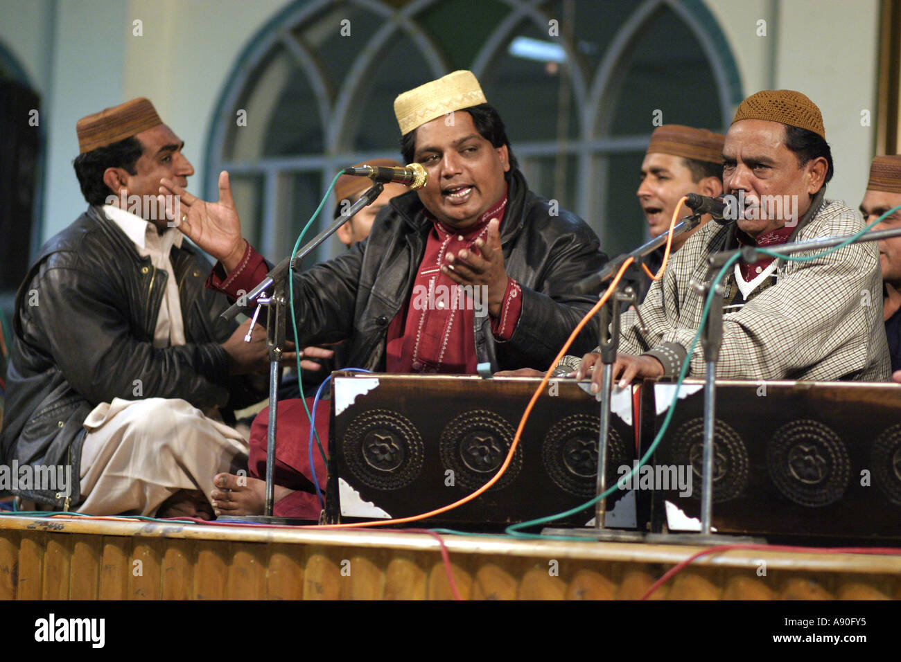 Qawwali singers shrine data ganj hi-res stock photography and images ...
