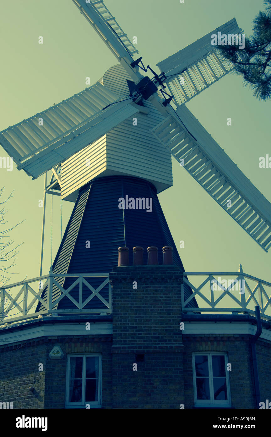 Windmill, Wimbledon Common, London, England Stock Photo - Alamy