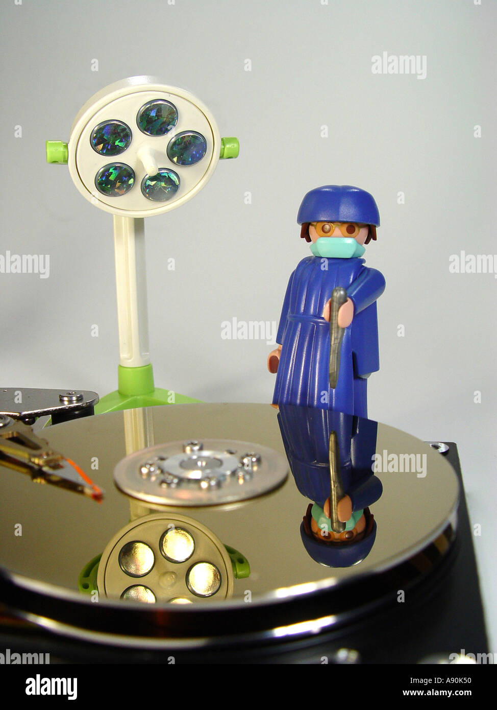 Symbolic image disc doctor hi-res stock photography and images - Alamy