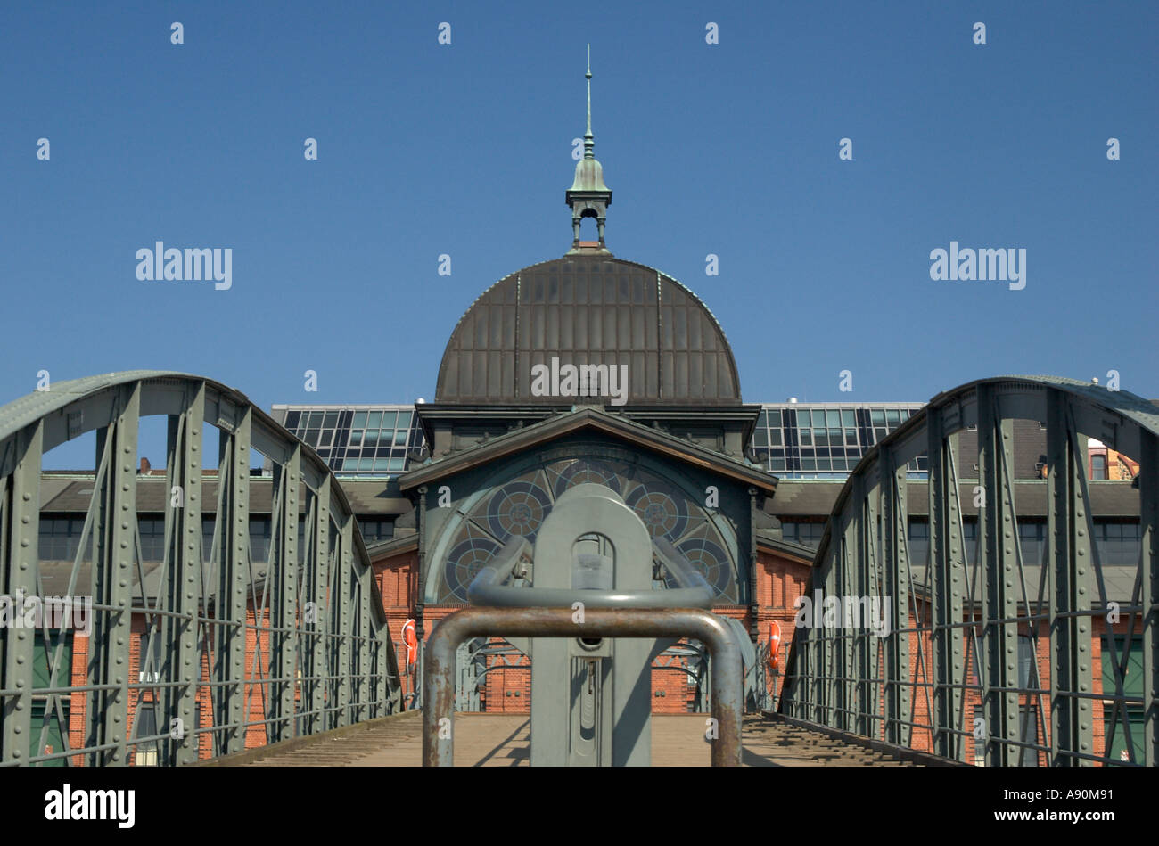 Old auction hall at Hamburger Fischmarkt Germany Stock Photo - Alamy