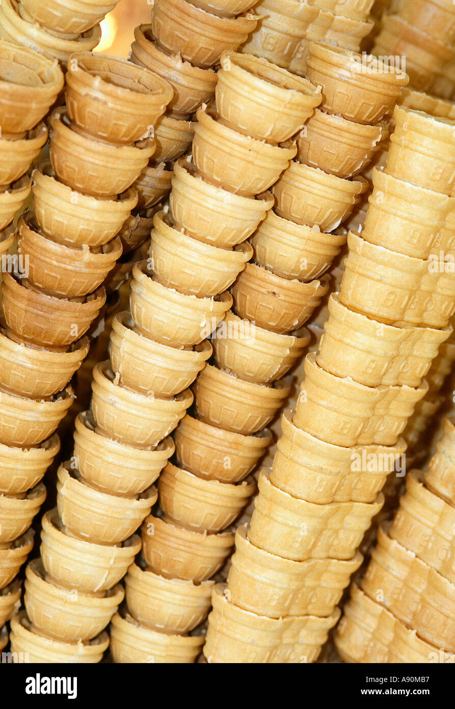 Ice cream cones Stock Photo - Alamy