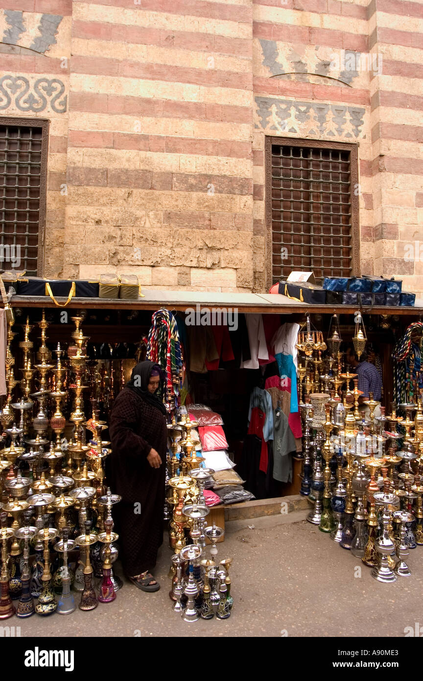 street market souq street scene Islamic Cairo Cairo Egypt North Africa ...