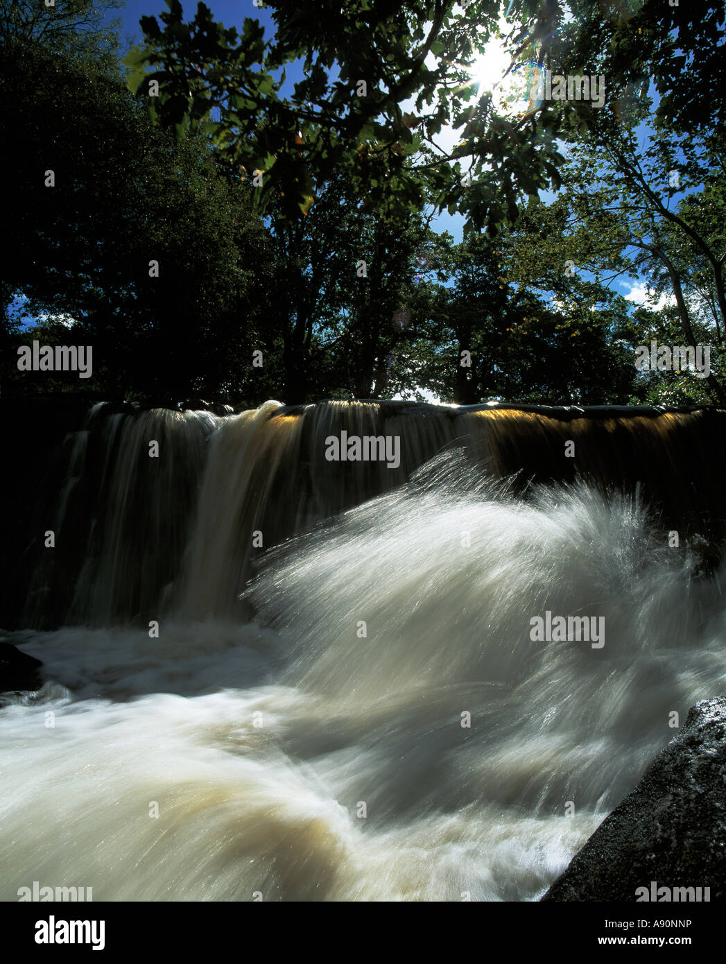this waterfall was beside the cottage built for queen victoria on her ...