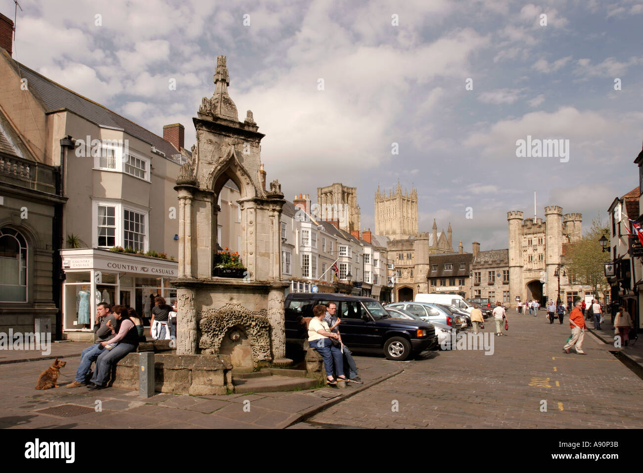 Wells market place hi-res stock photography and images - Alamy