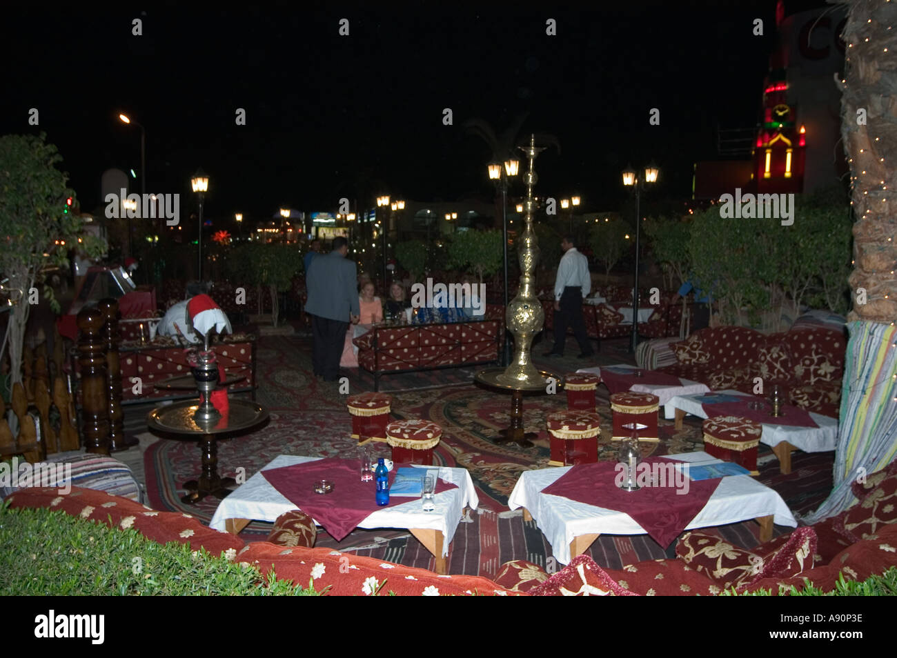 outdoor restaurant cafe Sharm el Sheik resort Ras Mohammed National ...