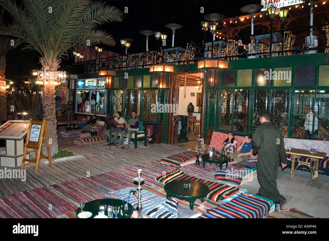 outdoor restaurant cafe Sharm el Sheik resort Ras Mohammed National ...