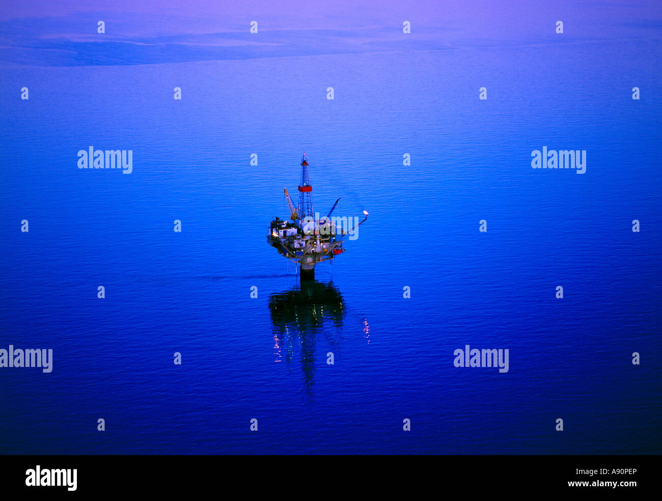 Cook inlet oil rig hi-res stock photography and images - Alamy