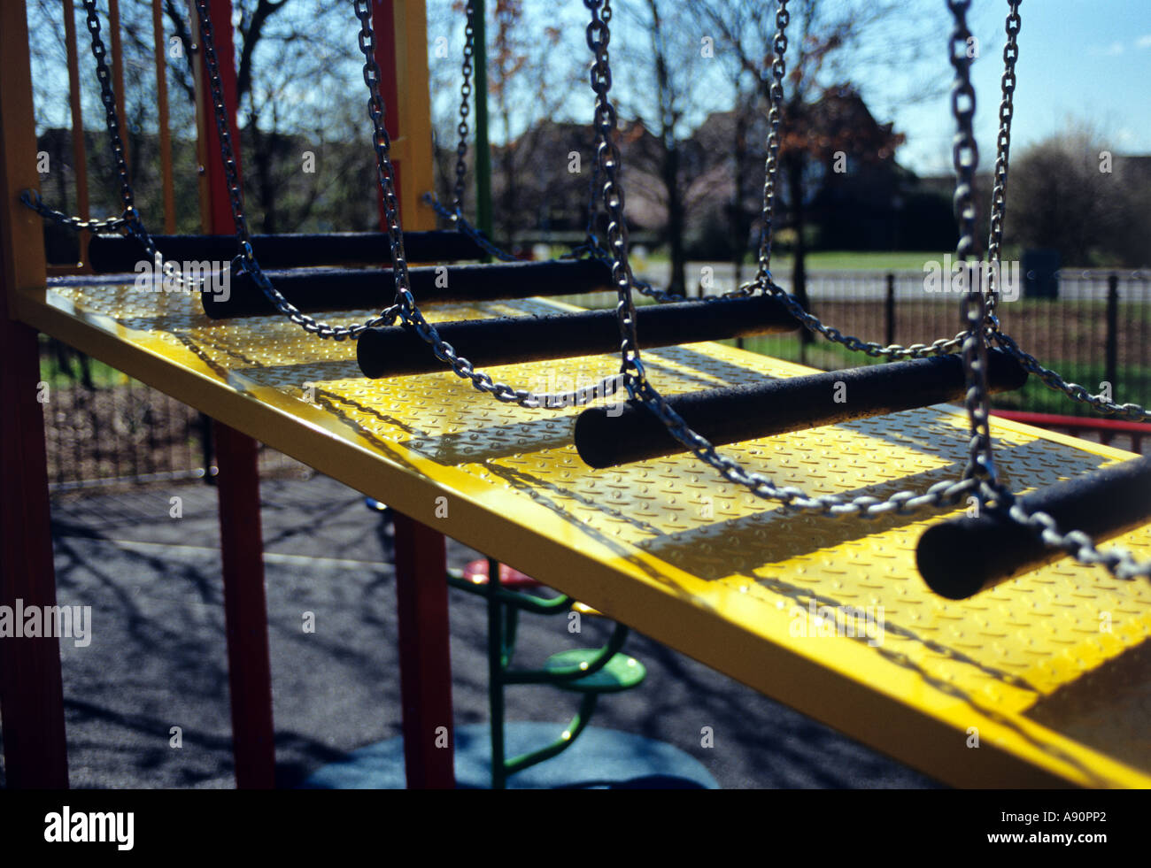 Steps On Childrens Playground Stock Photo - Alamy