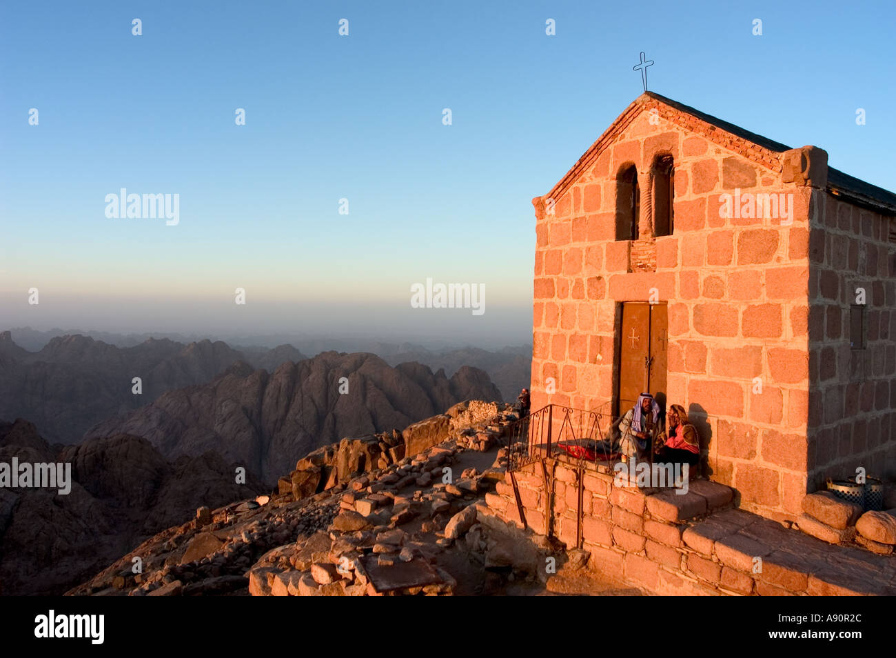 sunset chapel Mount Sinai St Katherine Mount Sinai Protectorate Sinai ...