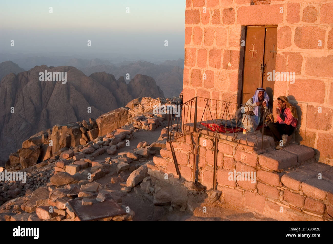 sunset chapel Mount Sinai St Katherine Mount Sinai Protectorate Sinai ...