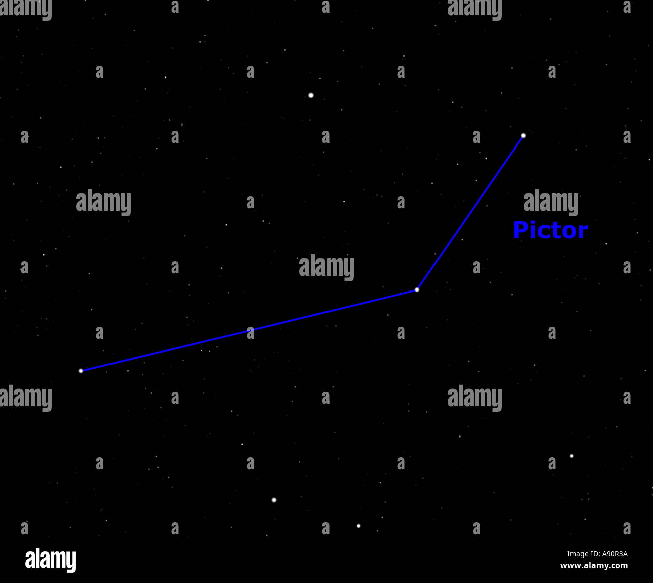 Pictor constellation hi-res stock photography and images - Alamy