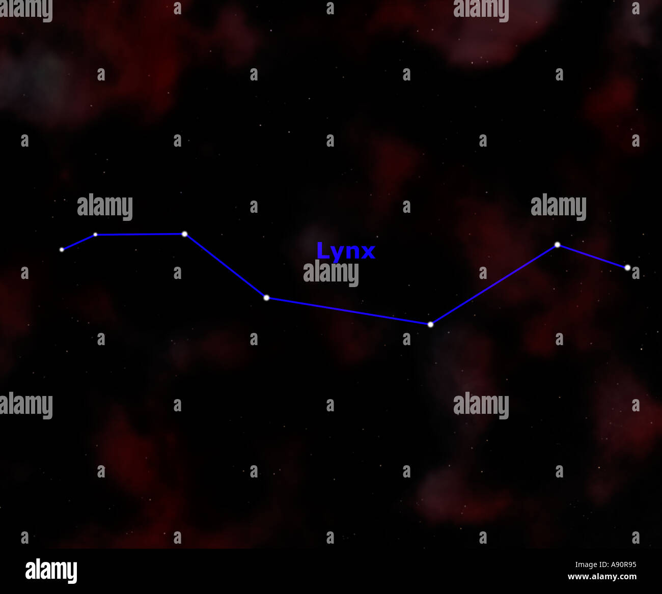 Constellation the lynx hi-res stock photography and images - Alamy